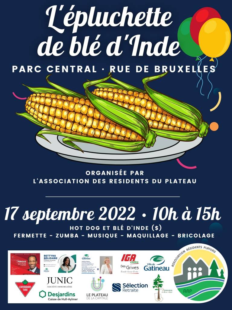 Épluchette de blé d'Inde 2022 - Association des résidents du plateau